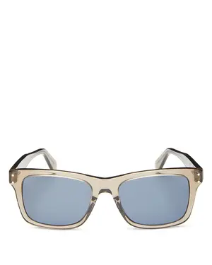 FERRAGAMO Square Sunglasses - Beige/blue