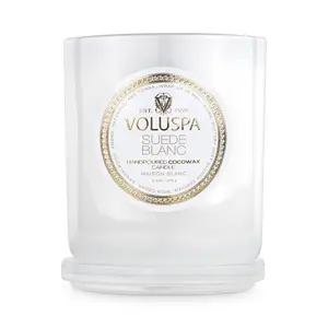 Voluspa Suede Blanc Candle