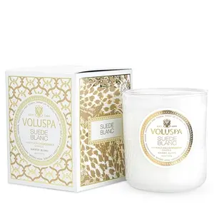Voluspa Suede Blanc Candle