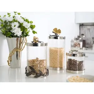 Michael Aram Butterfly Ginkgo Large Kitchen Canister