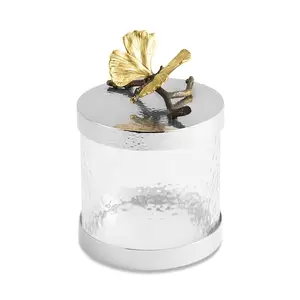 Michael Aram Butterfly Ginkgo Extra Small Canister - Silver