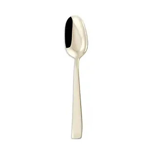 SAMBONET Flat Stainless Steel Serving Spoon - Champagne