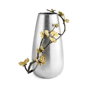 Michael Aram Butterfly Ginkgo Centerpiece Vase - Silver