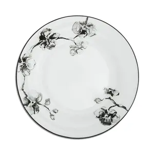 Michael Aram Black Orchid Dinner Plate - White