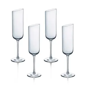 VILLEROY & BOCH New Moon Flute Champagne Glasses, Set Of 4 - No Color