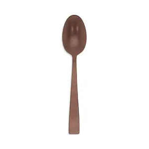 SAMBONET Flat Stainless Steel Serving Spoon - Copper