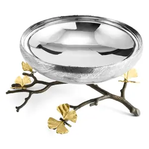 Michael Aram Butterfly Ginkgo Footed Centerpiece Bowl