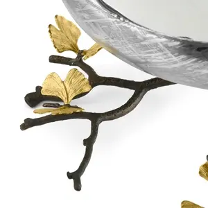 Michael Aram Butterfly Ginkgo Footed Centerpiece Bowl