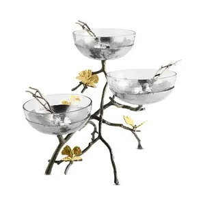 Michael Aram Butterfly Ginkgo Triple Bowl Set - Multi