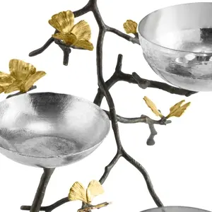 Michael Aram Butterfly Ginkgo Triple Bowl Set - Multi