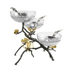 Michael Aram Butterfly Ginkgo Triple Bowl Set - Multi