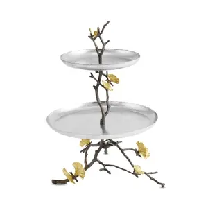Michael Aram Butterfly Ginkgo 2-tier Etagere