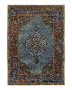 ORIENTAL WEAVERS Andorra 7139a Area Rug, 6'7 X 9'6 - Gold/multi
