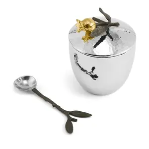 Michael Aram Pomegranate Sugar Pot & Spoon Set