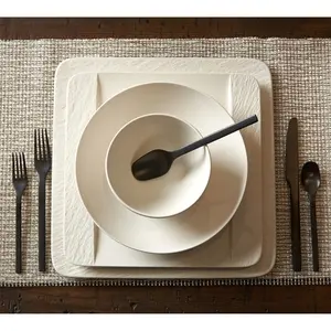 VILLEROY & BOCH Manufacture Rock Blanc Dinner Plate - White