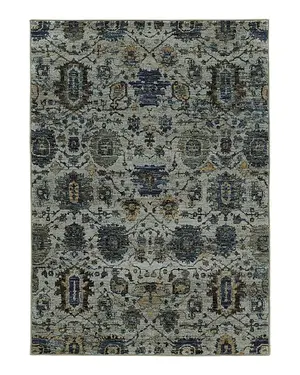 ORIENTAL WEAVERS Andorra 7120a Area Rug, 1'10 X 3'2 - Blue/navy