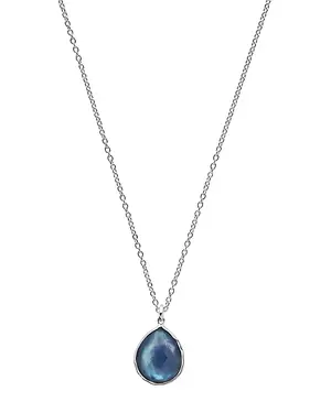 Ippolita Sterling Rock Candy Teardrop Pendant Necklace - Silver