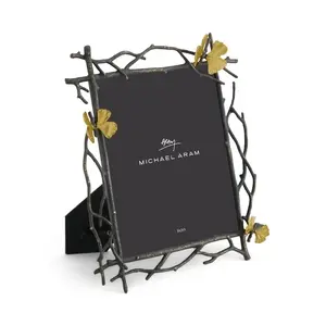 Michael Aram Butterfly Ginkgo Picture Frame, 8 X 10 - Silver/gold