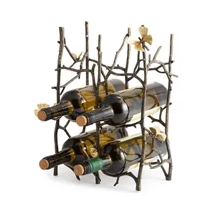 Michael Aram Butterfly Ginkgo Wine Rack - Brown