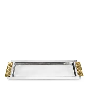 Michael Aram Palm Vanity Tray - Marble/gold
