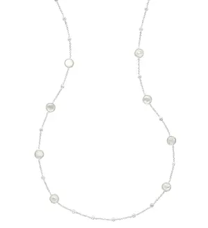 Ippolita Sterling Silver Mother-of-pearl And Quartz Crystal Necklace, 38 - White/silver