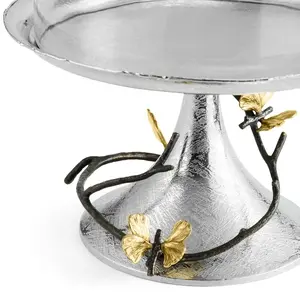 Michael Aram Butterfly Ginkgo Pastry Dish With Dome