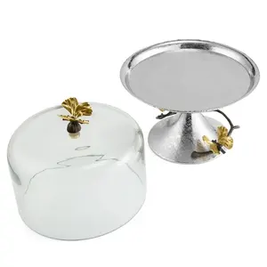 Michael Aram Butterfly Ginkgo Pastry Dish With Dome