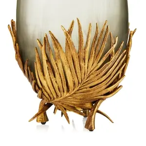 Michael Aram Palm Medium Glass Vase - Gold