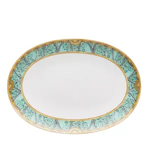 Versace La Scala Del Palazzo Platter, 13 - Bright Green