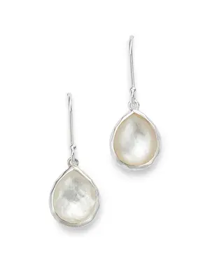 Ippolita Ippolita Sterling Silver Rock Candy Mini Teardrop Earrings Silver