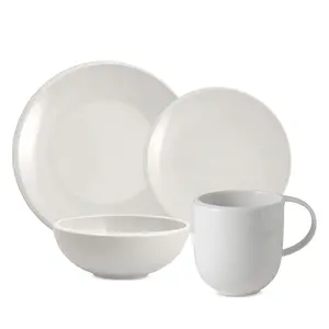 VILLEROY & BOCH New Moon 4 Piece Place Setting - White