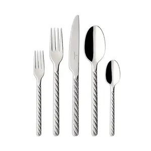 VILLEROY & BOCH Montauk 20 Piece Flatware - Silver