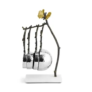 Michael Aram Butterfly Ginkgo Measuring Cup Set - Silver/gold