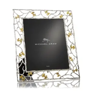 Michael Aram Butterfly Ginkgo Luxe Frame 8 X 10- Exclusive - Nickeltone/goldplate