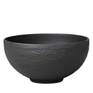 VILLEROY & BOCH Manufacture Rock Rice Bowl, Medium - Black
