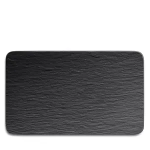 VILLEROY & BOCH Manufacture Rock Sushi Plate - Black