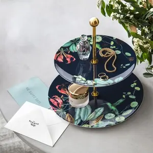VILLEROY & BOCH Avarua Porcelain Two Tier Server