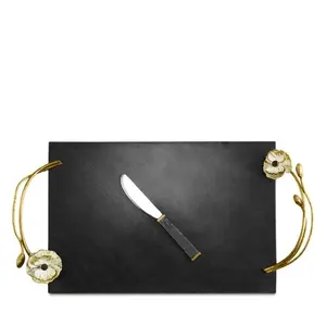 Michael Aram Anemone Large Cheeseboard With Spreader