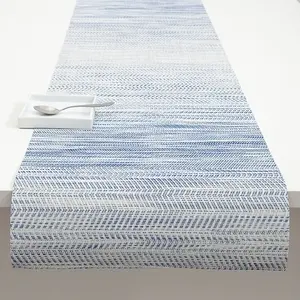 CHILEWICH Wave Table Runner - Blue