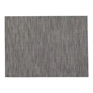 CHILEWICH Bamboo Rectangular Placemat, 14 X 19 - Gray Flannel