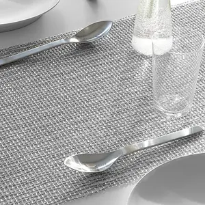 CHILEWICH Lattice Runner 14 X 72 - Silver