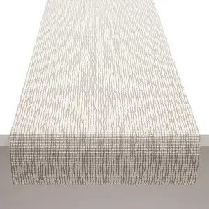 CHILEWICH Lattice Runner 14 X 72 - Silver