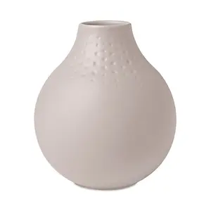 VILLEROY & BOCH Manufacture Collier Perle Vase, Small - Beige