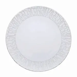 ROSENTHAL Tac 02 Skin Dinner Plate - Platinum