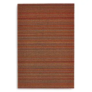 CHILEWICH Skinny Shag Doormat, 18 X 28 Orange New