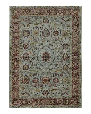 ORIENTAL WEAVERS Andorra 7155a Area Rug, 5'3 X 7'3 - Blue/red