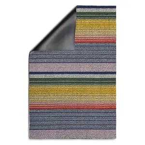 CHILEWICH Pop Stripe Shag Utility Rug, 24 X 36 - Multi