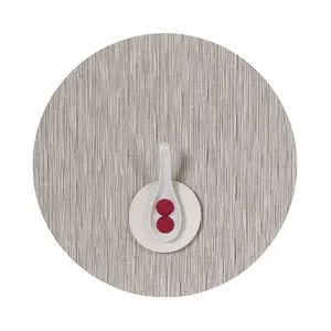 CHILEWICH Bamboo Round Placemat - Chalk