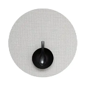 CHILEWICH Basketweave Round Placemat - White