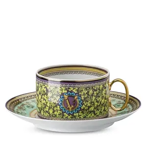 Versace Barocco Mosaic Teacup & Saucer Set - Multi
